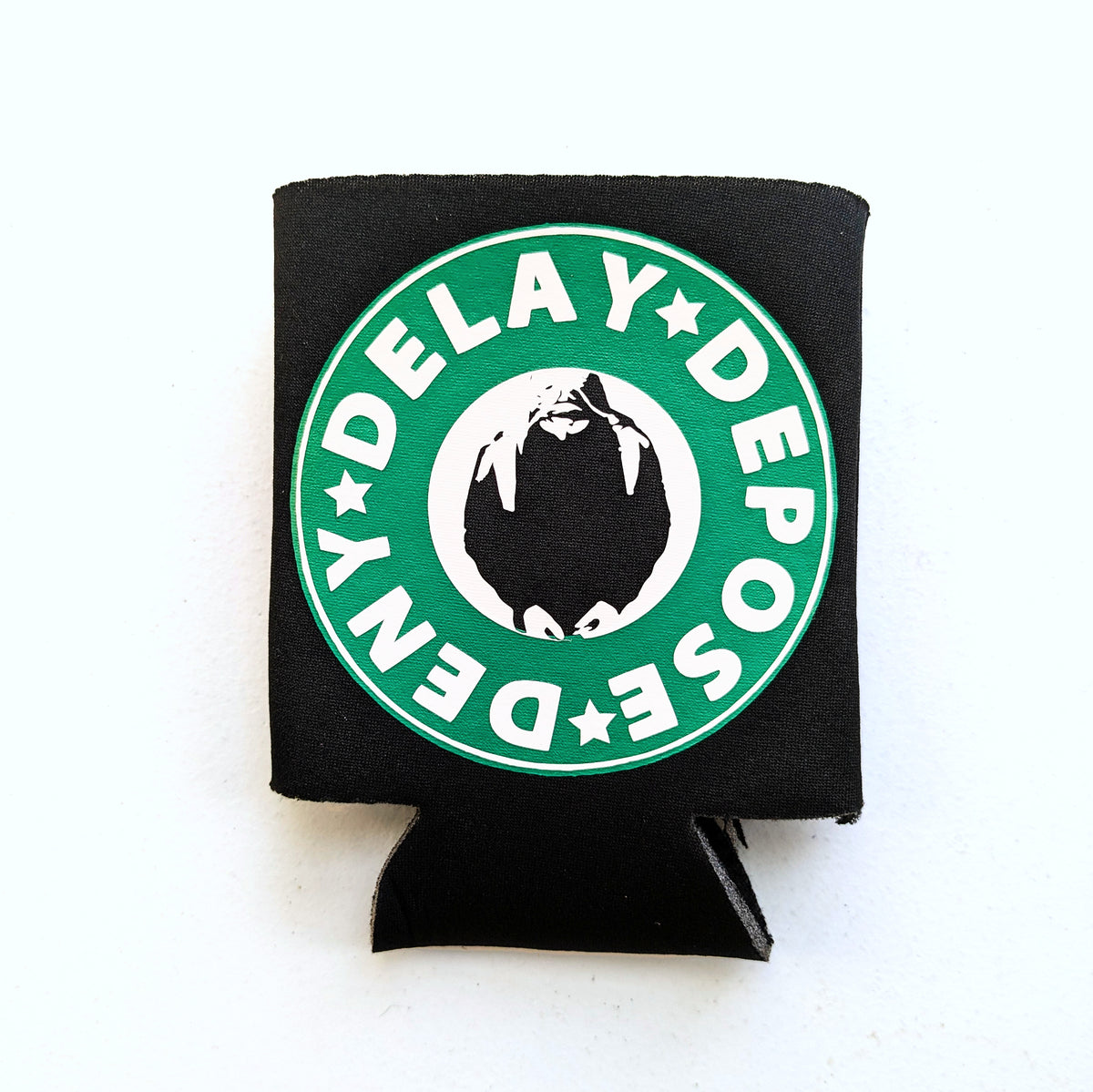 Deny Delay Depose "The Claims Adjuster" honorary coozie – Toxic Femme
