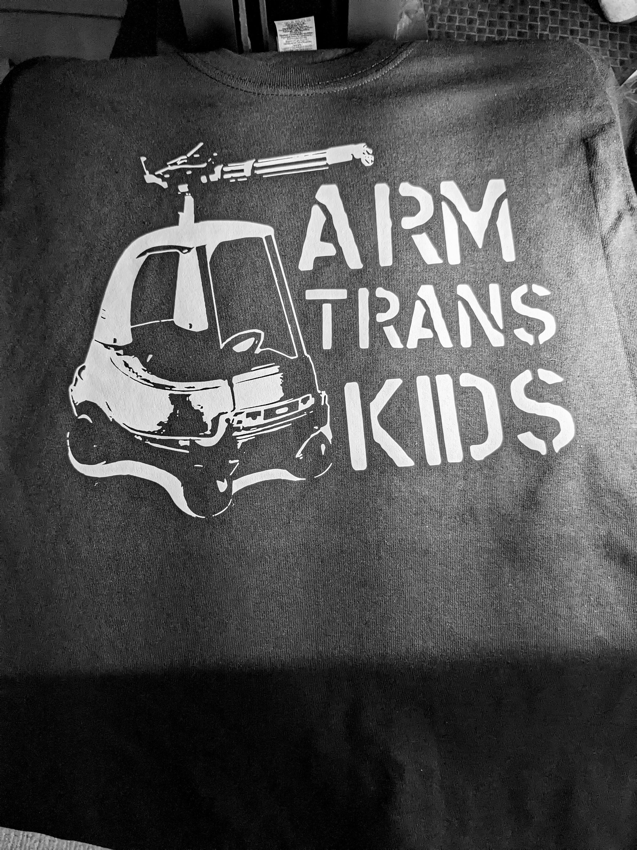 Arm Trans Kids graphic tee shirt – Toxic Femme